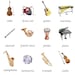 3-part Cards: Musical Instruments (printable PDF) - Etsy
