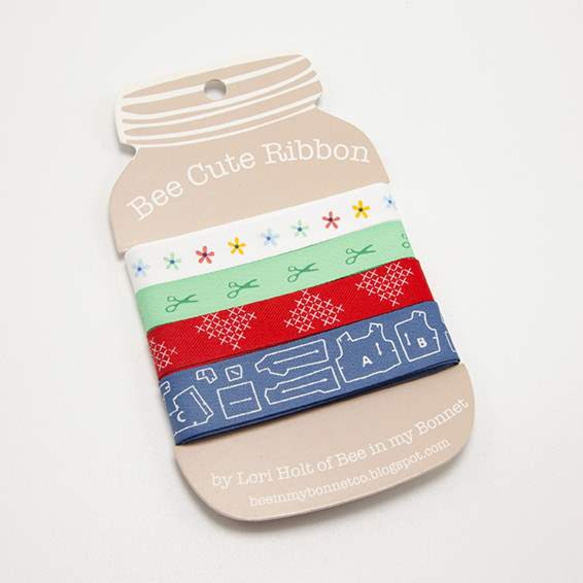 Lori Holt Bee Happy Ribbon Card - Etsy