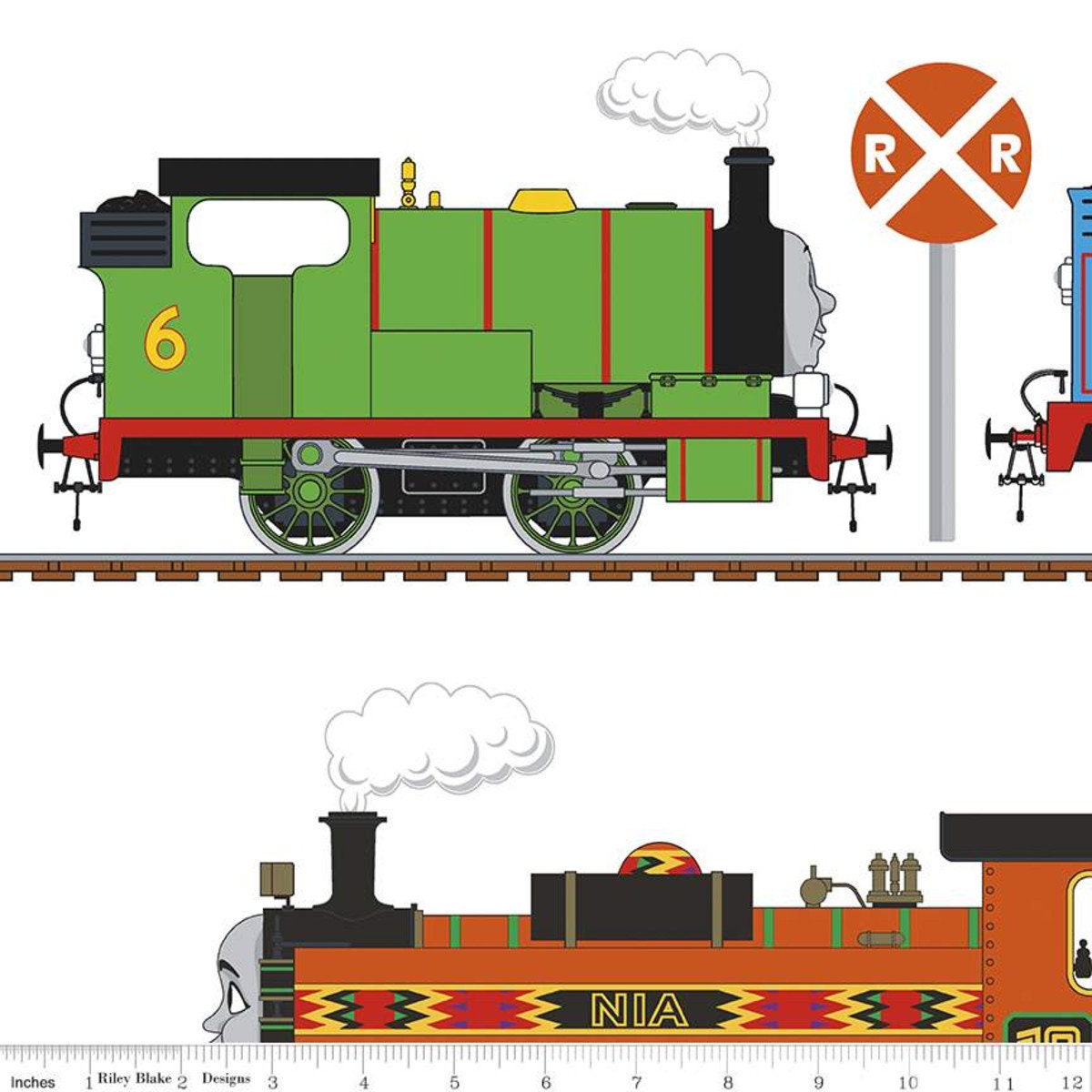 All Aboard With Thomas & Friends Train Line White - Etsy
