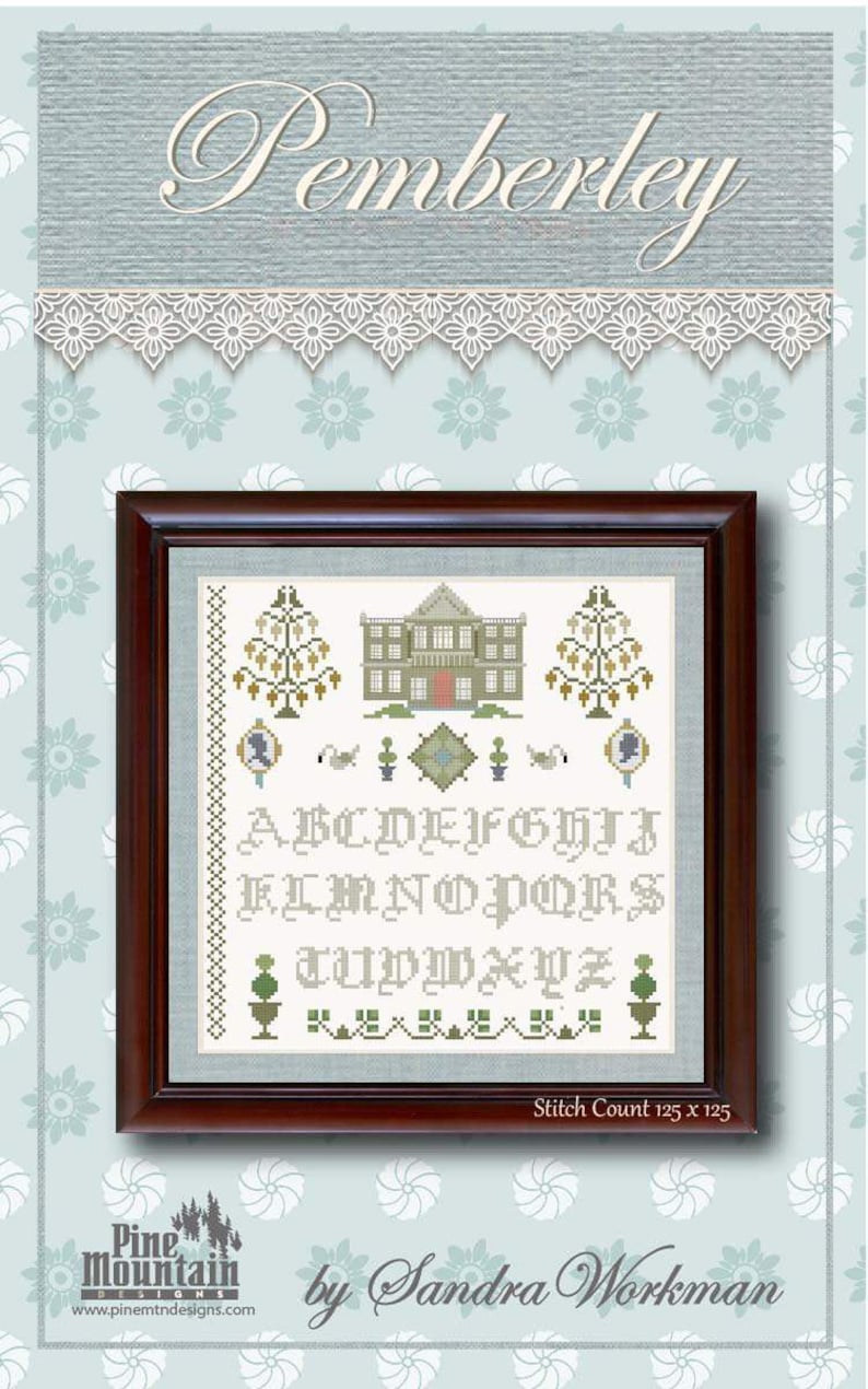 Pine Mountain Designs Pemberley Cross Stitch Pattern - Etsy
