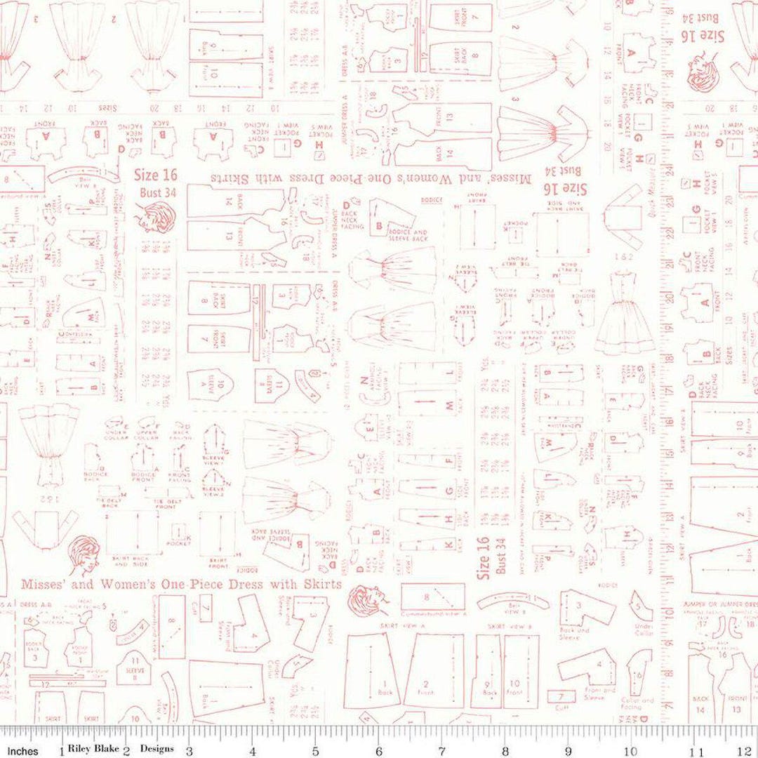 Home Town Patterns Coral - Etsy