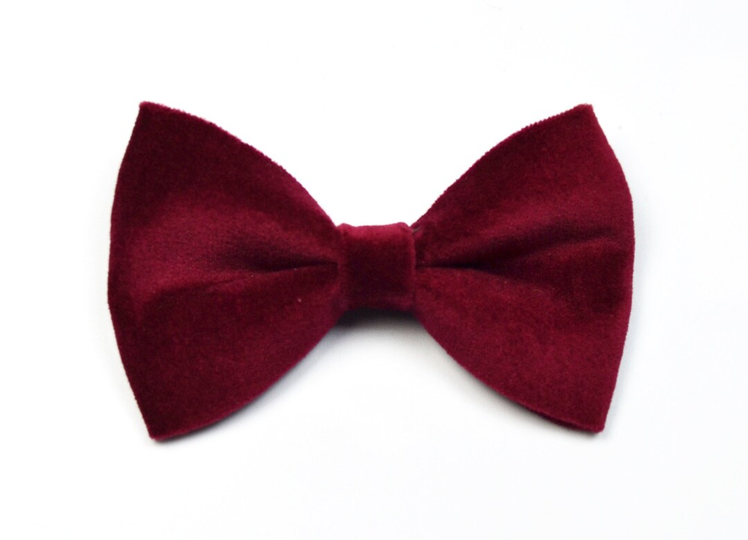 Velveteen Wine Bow Tie for Men/boys/children/kids/girl/dog/groomsmen ...