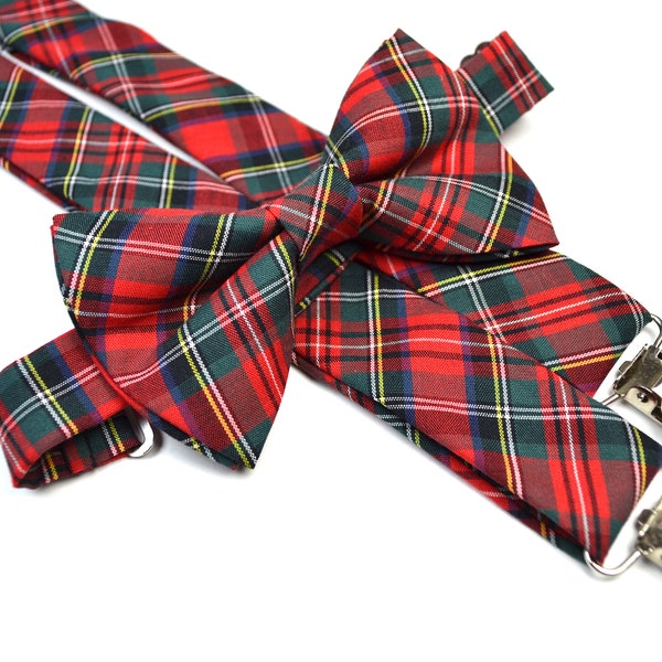 Tartan Bow Tie - Etsy