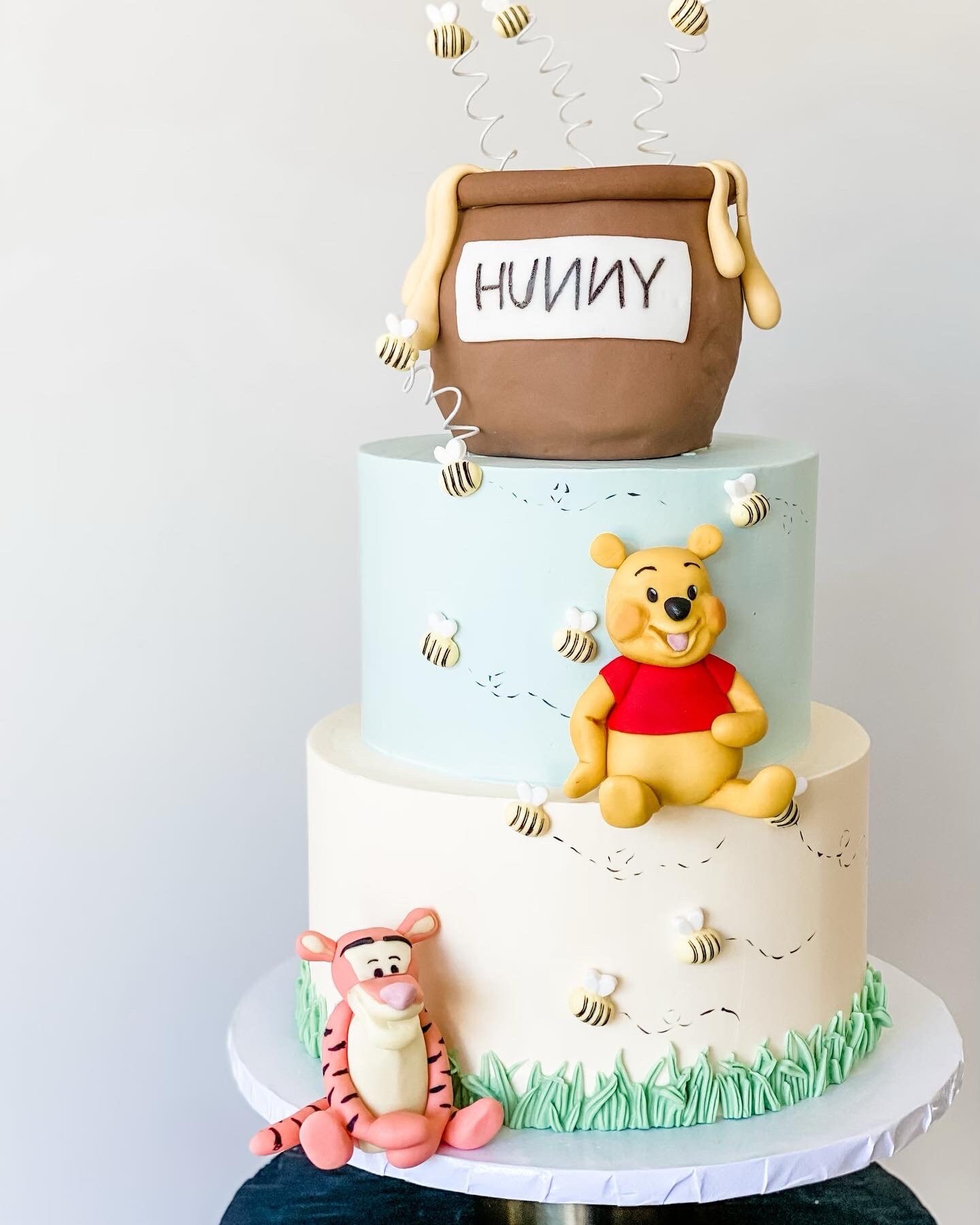 Classic Tigger Inspired Custom Bear Happy Birthday or Baby Shower Cake ...