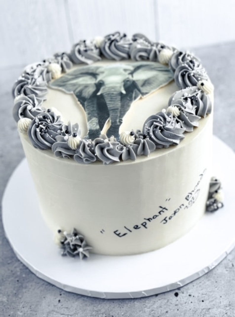 Custom Edible Image Frosting Sheet Cake Topper Backed With Fondant to ...