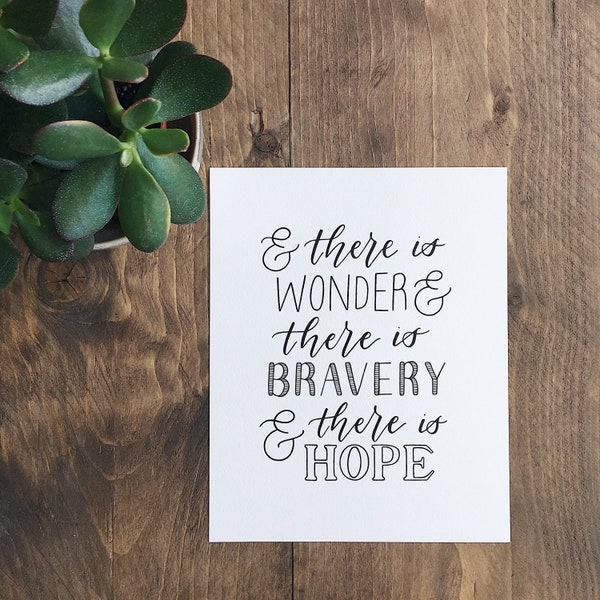 Bravery - Etsy