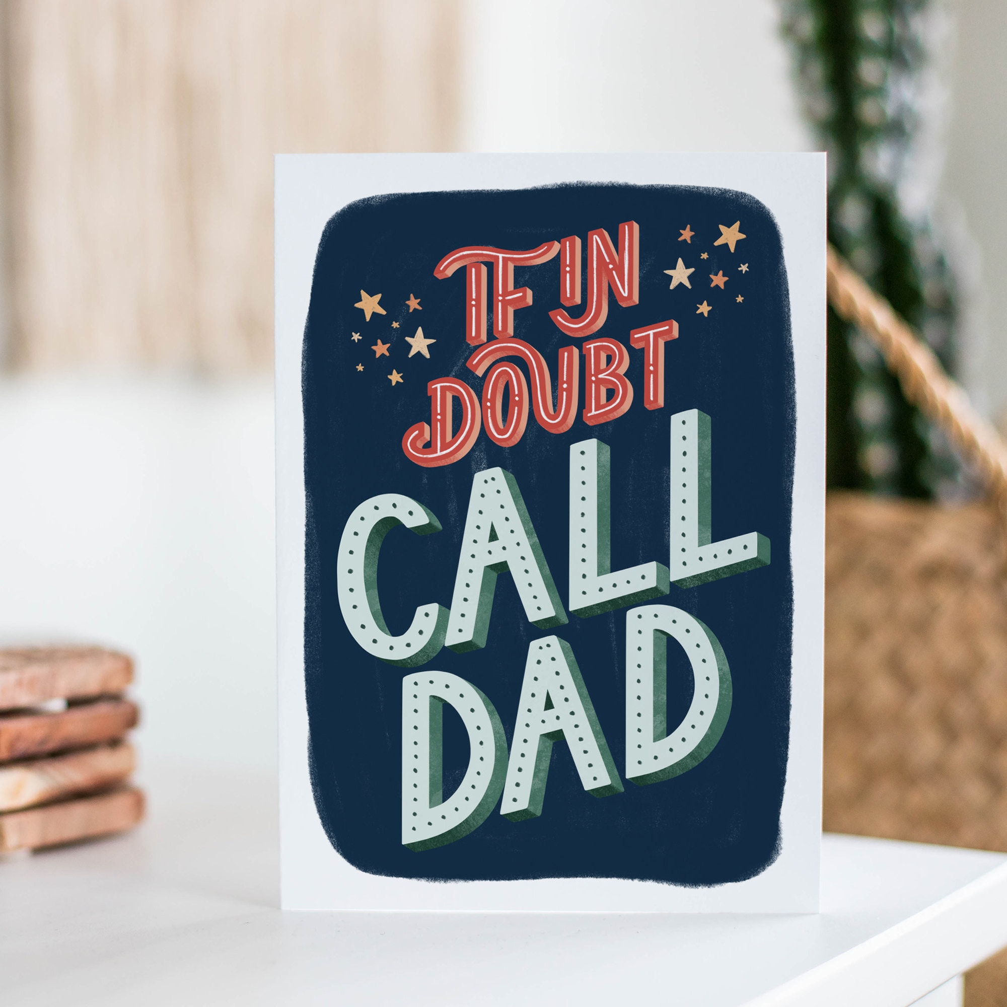 Father's Day Card If in Doubt Call Dad Card Funny - Etsy UK