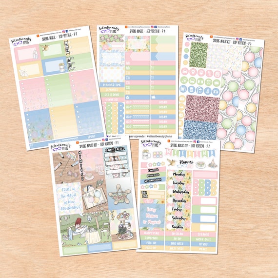 Origami Craft Supplies & Tools tea Sticker Planner Kit Standard ...