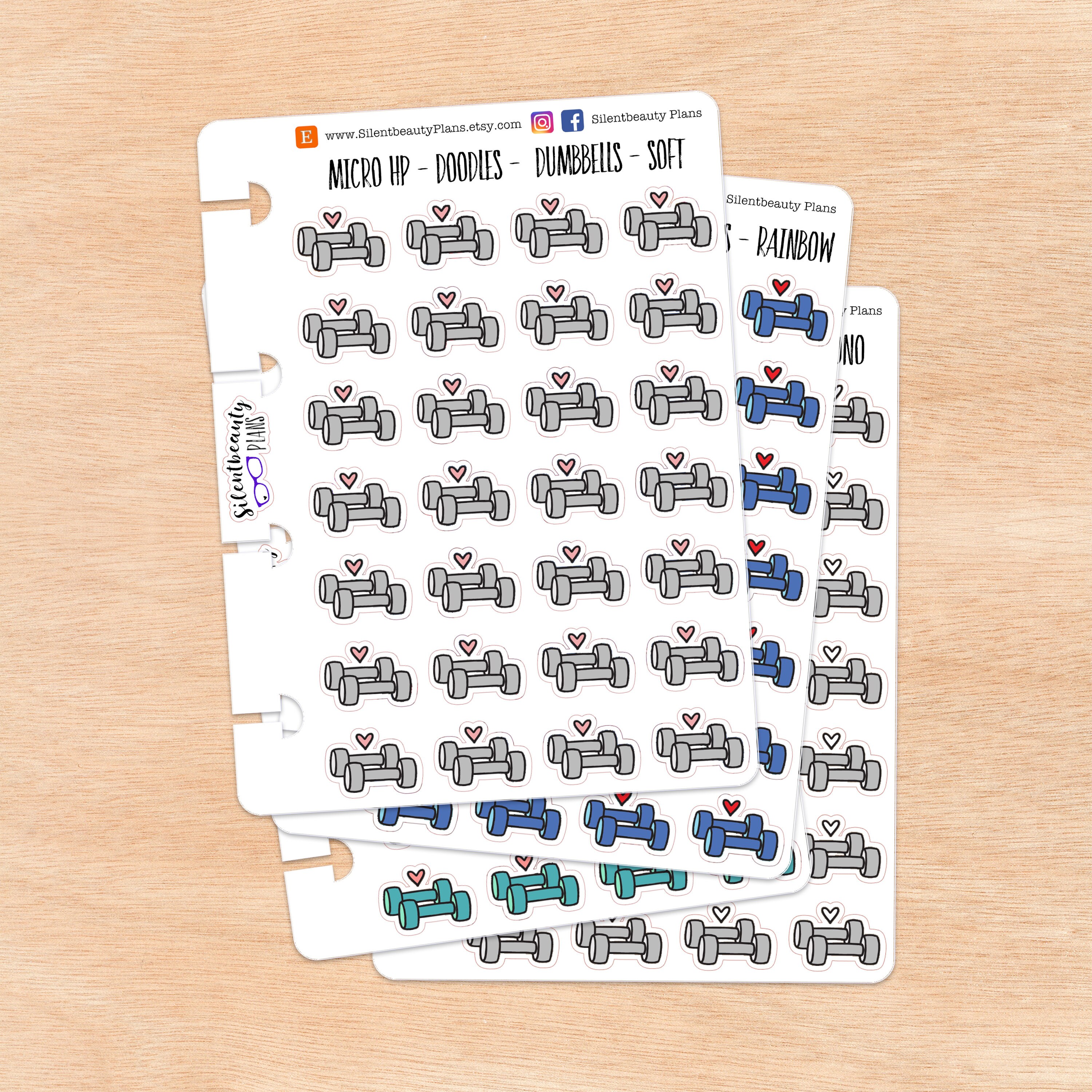Paper Stickers 135 stickers Cute Mini Weather Tracking Planner Stickers ...