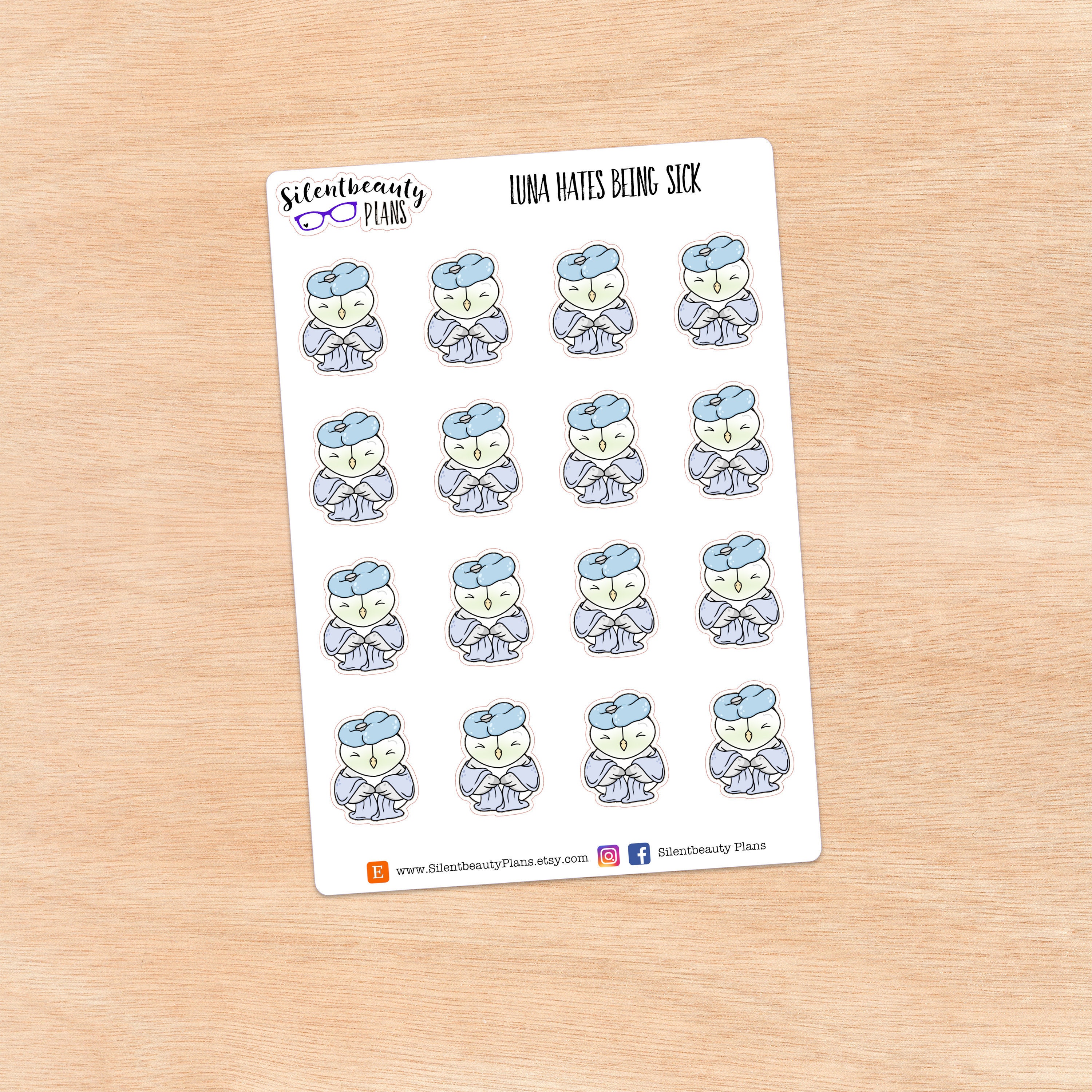 Paper Planner Octo stickers Planning stickers~ Cute character stickers ...
