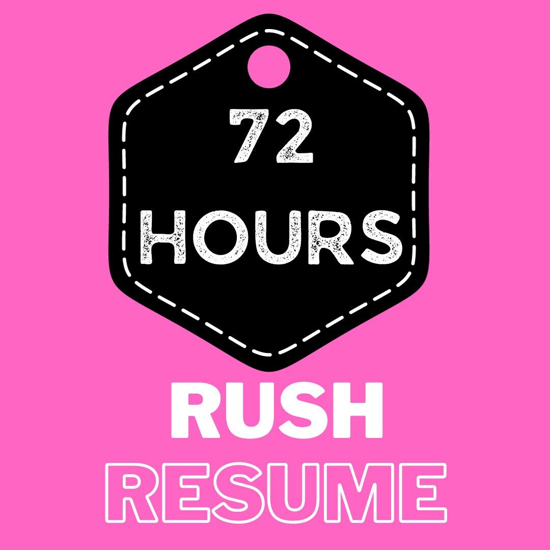 72-hour Rush Resume Writing: Modern Resume Design - Etsy