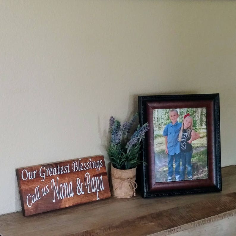 GRANDKIDS Sign Grandchildren Sign Grandparents Sign - Etsy