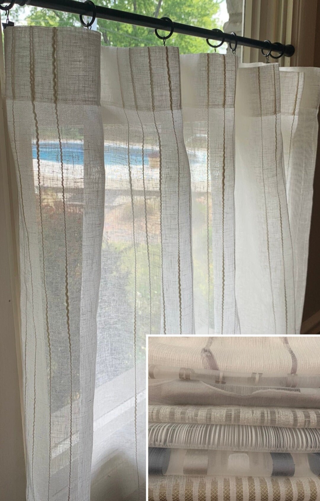 Kravet Modern Sheers, 6 Beautiful Options - Etsy