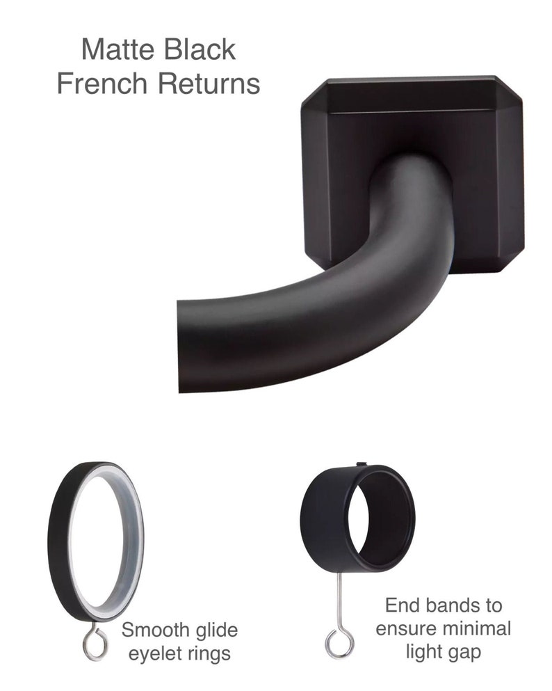 French Return Rod Set W Rings - Etsy