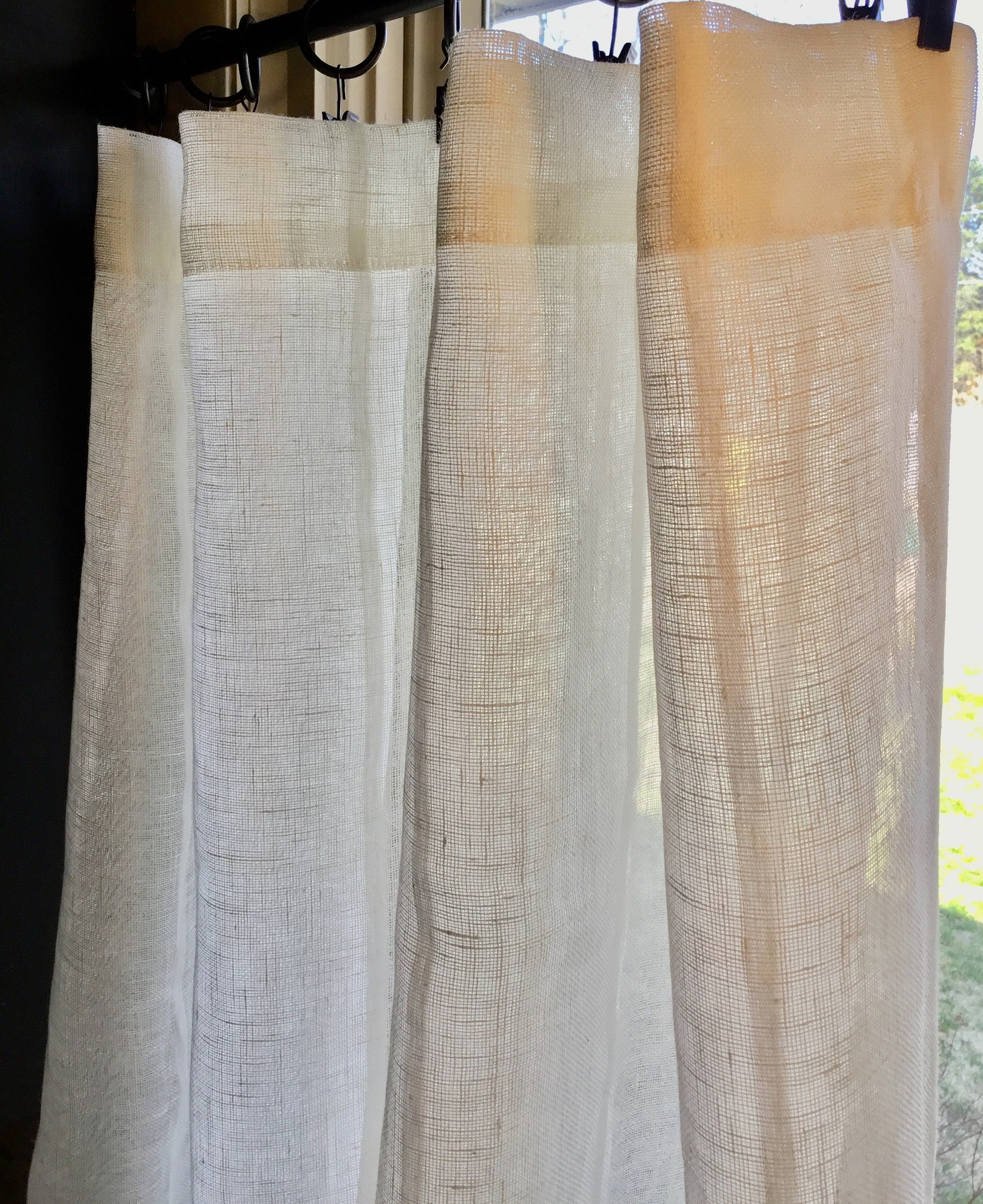 Summer Stripe Sheer | Etsy