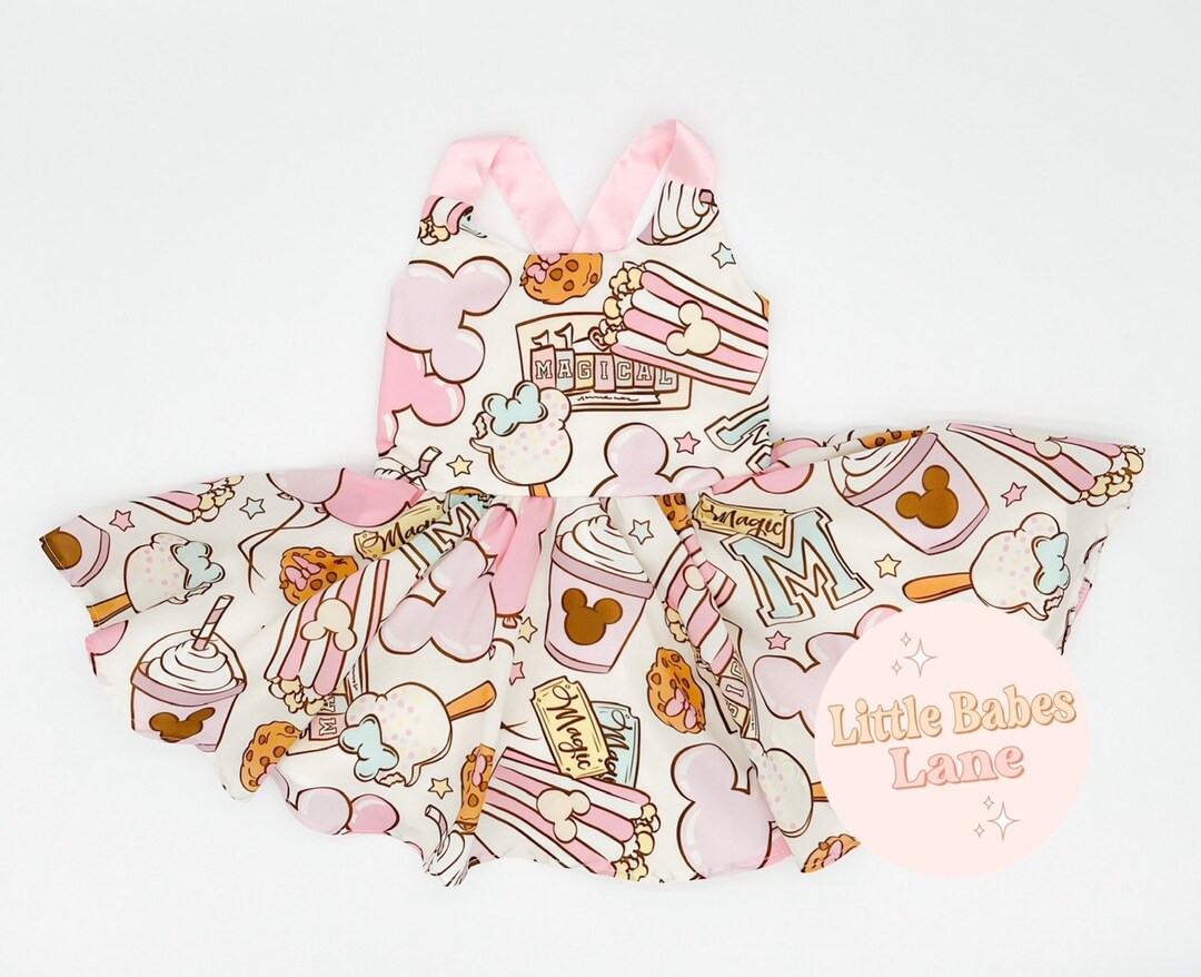 Snack Dress,girls Tutu Dress,princess Dress,minnie Dress,mickey Dress ...