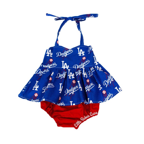 Dodgers Baby Girl Dress - Etsy