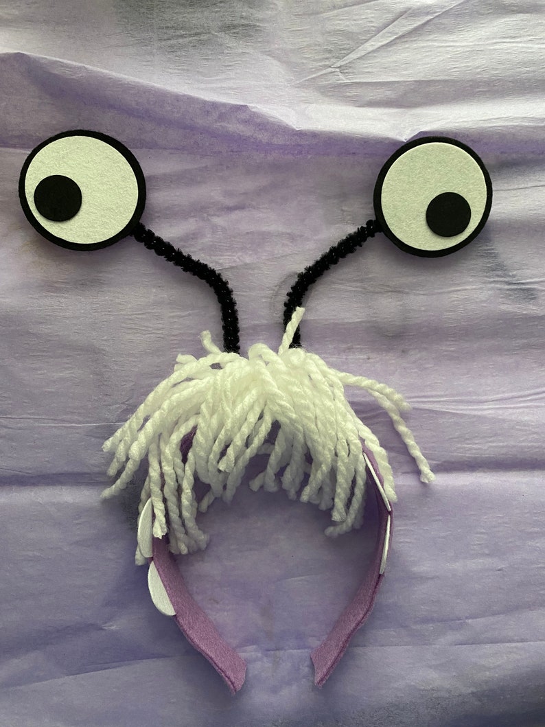 Boo Monster Headband, Boo Purple Outfit, Boo Toddler Child Adult ...
