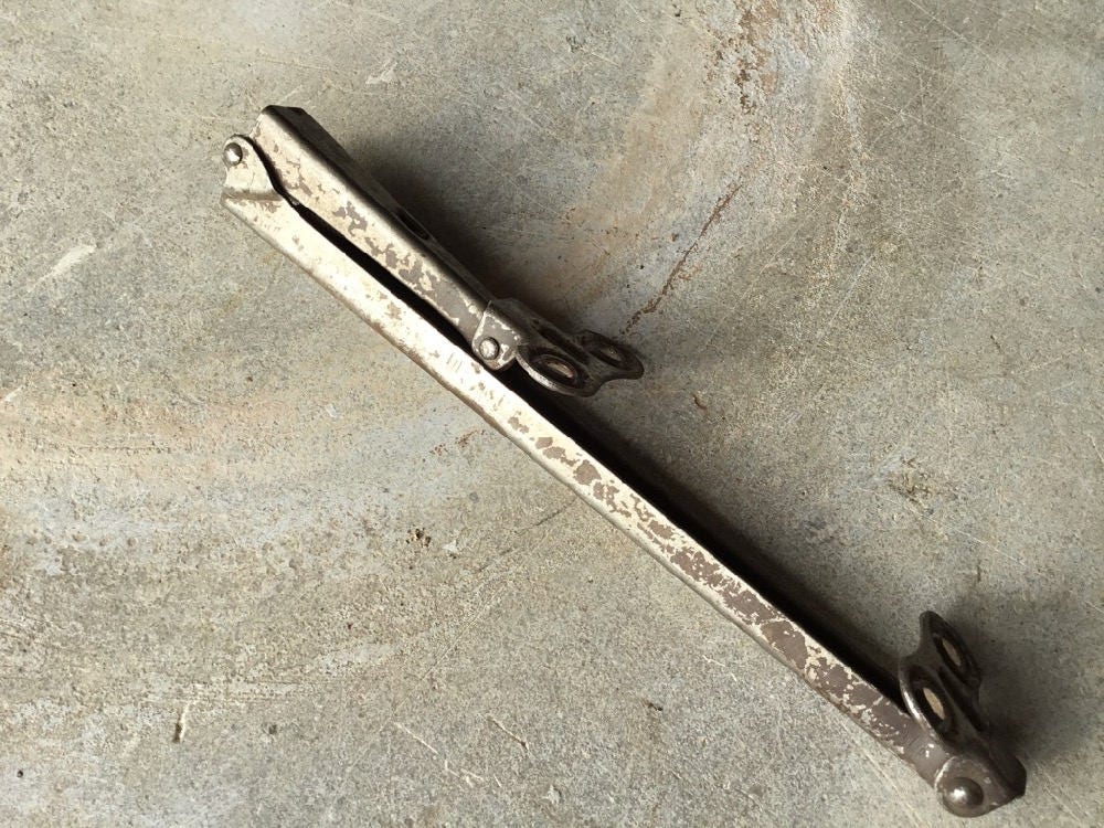 Vintage Spring Loaded Collapsible Bracket or Support Hinge ...
