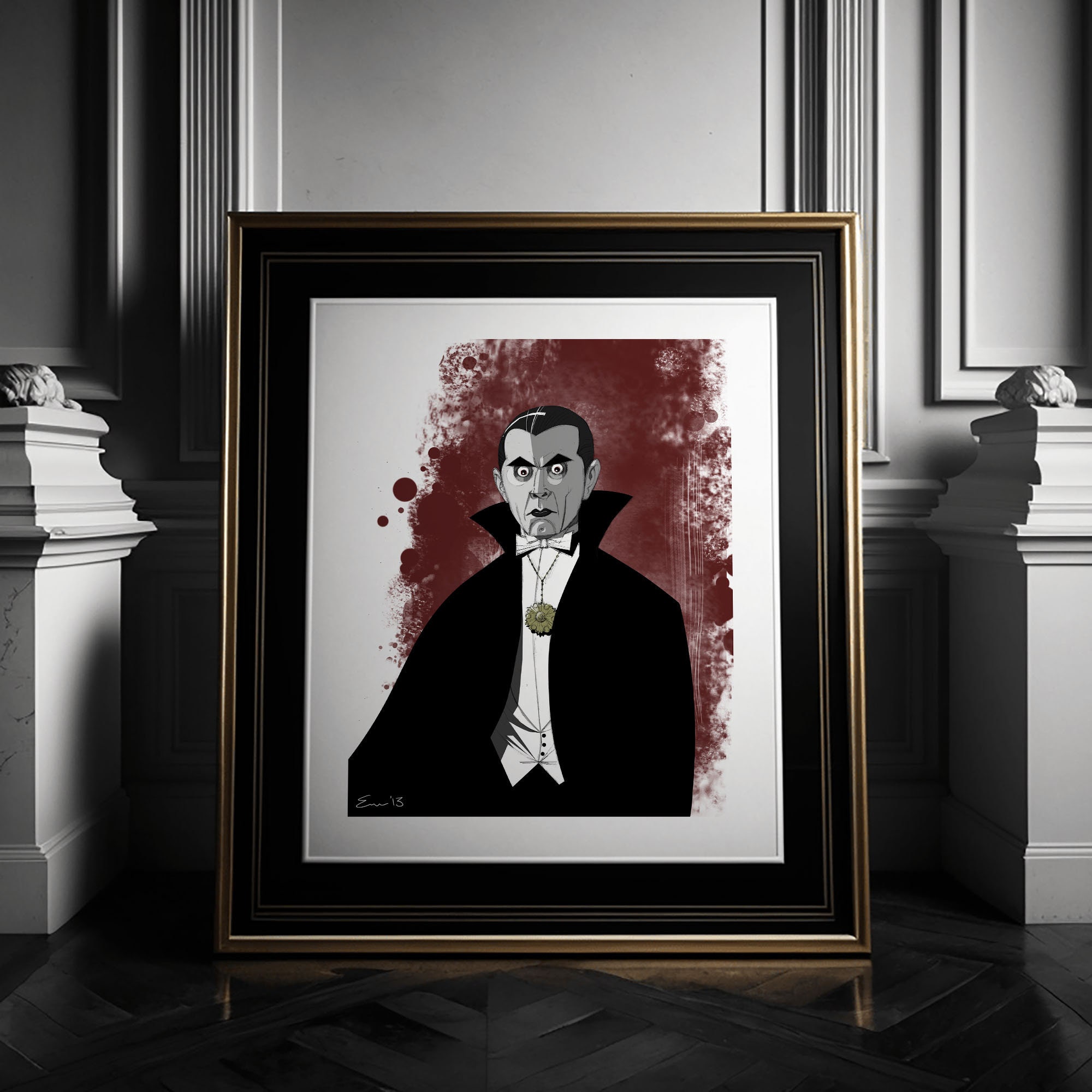 Bela Lugosi Art Print Digital Download 11 X 14 Dracula Vampire Horror ...