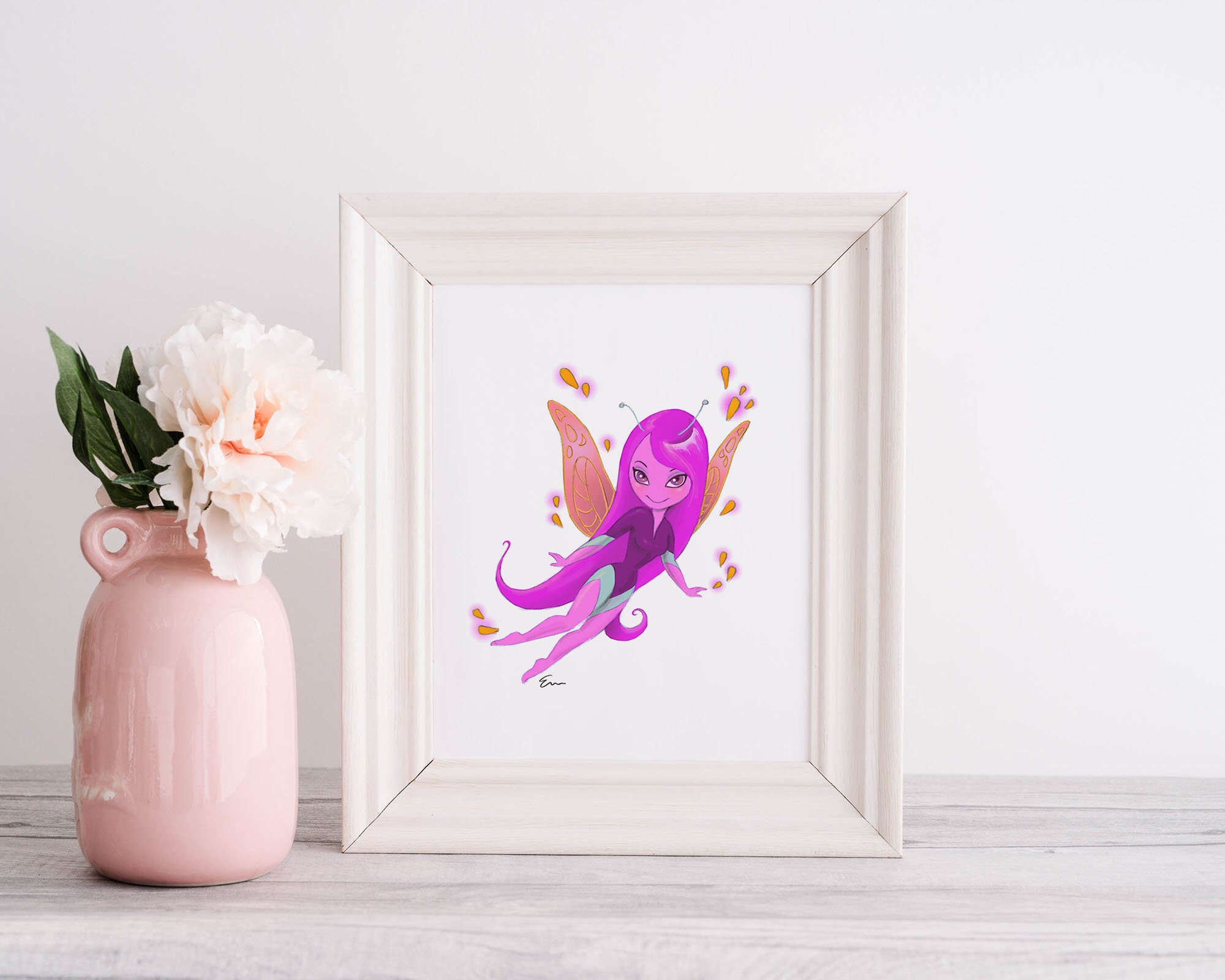 Cosmic Fairy Art Print Digital Download 5 X 7" | Beautiful Celestial ...