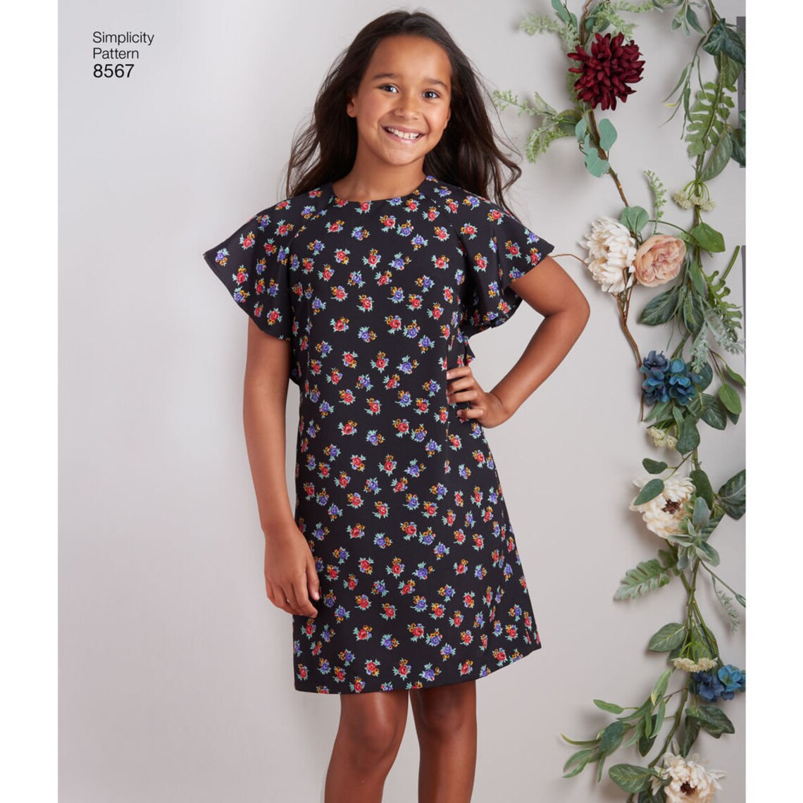 Simplicity 8567 Girls' and Girls' Plus Dress | Etsy