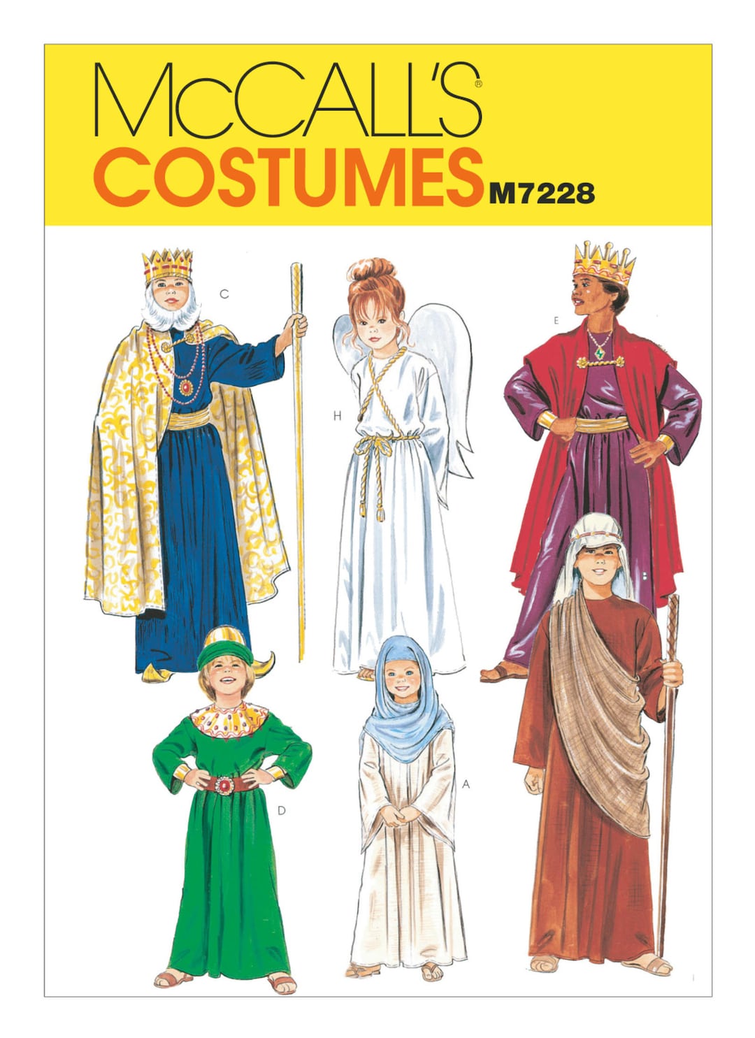 Nativity Scene Costumes - Children's/girls'/boys' - Mccall's M7228 - Etsy