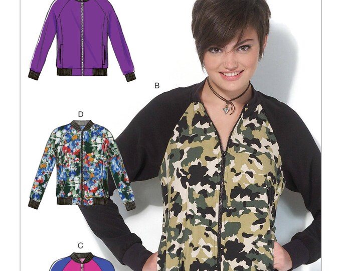 Mccall's M7100 Misses' Bomber Jackets - Etsy