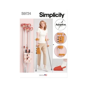 Simplicity S9724 Crutch Pads, Bag and Toe Cover - Etsy