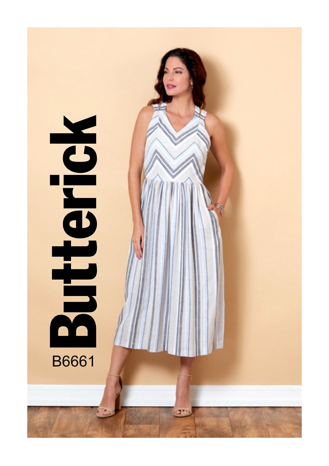 Butterick B6661 Misses' Cut-out Back Dress - Etsy