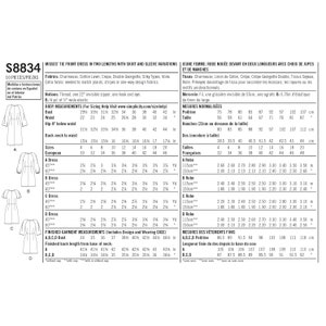 Simplicity S8834 Misses' Tie-front Dress - Etsy