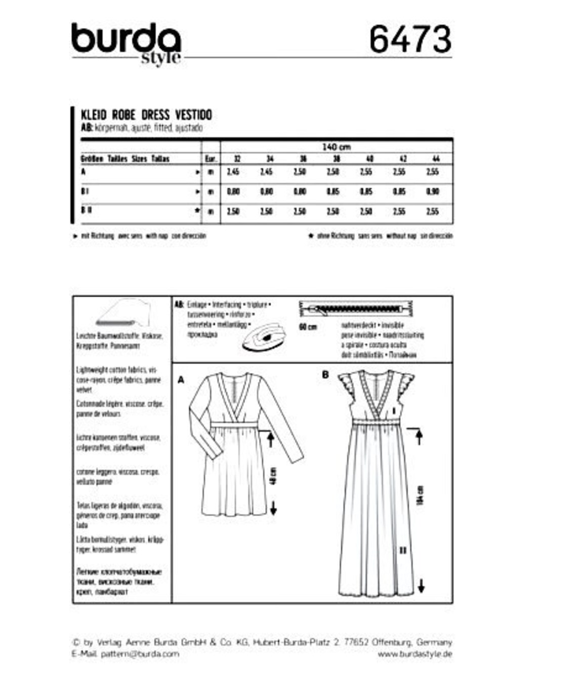 Burda Young 6473 Misses' Dresses - Etsy