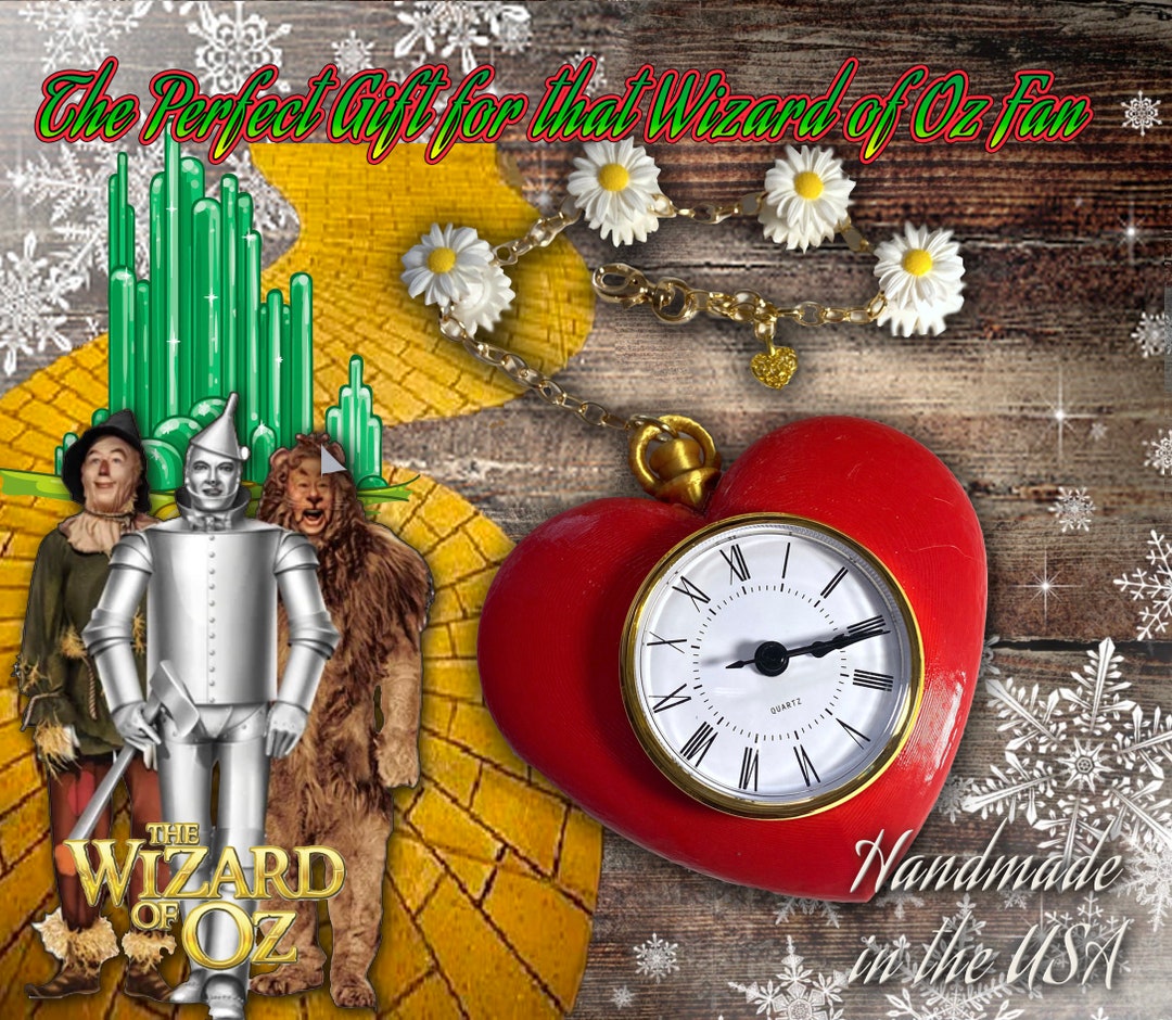 Wizard of Oz Tin Man's Deluxe Testimonial Heart With a REAL WORKING ...