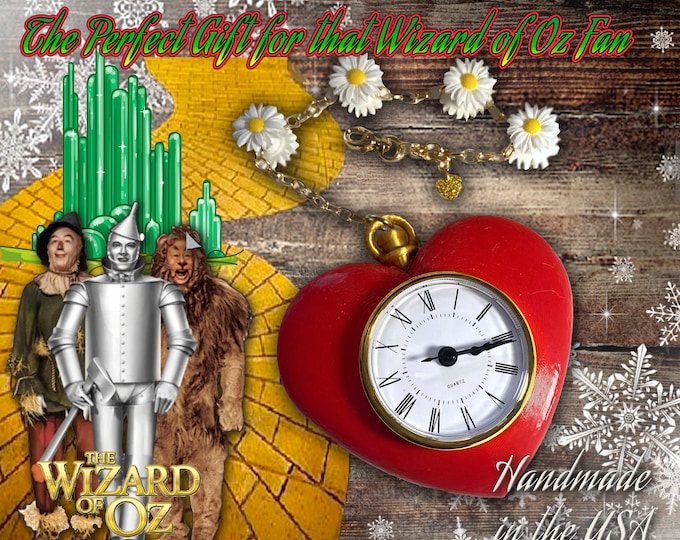 Wizard of Oz Tin Man's Deluxe Testimonial Heart With a REAL WORKING ...