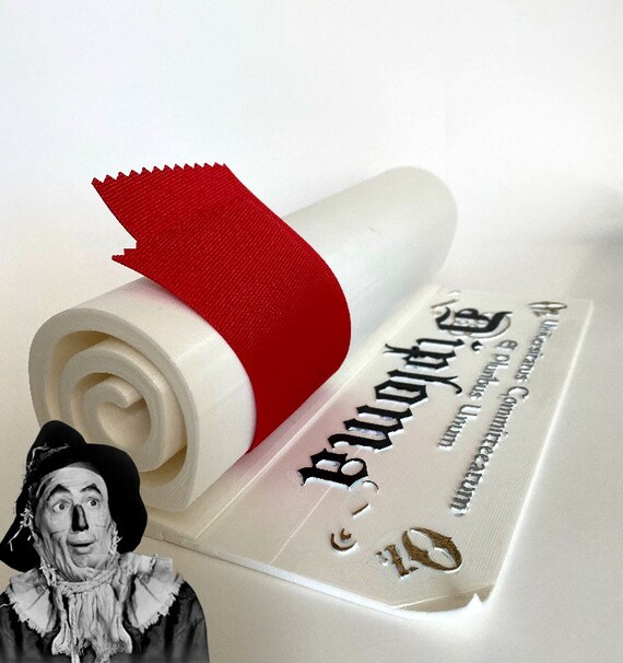 Scarecrow's Diploma Wizard of Oz 1939 - Etsy