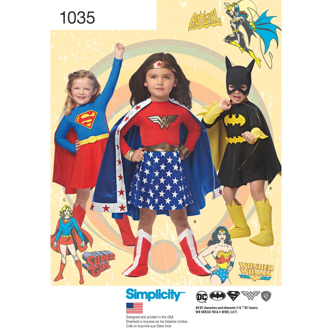 Simplicity 8193 Babies' Super Hero Costumes - Etsy