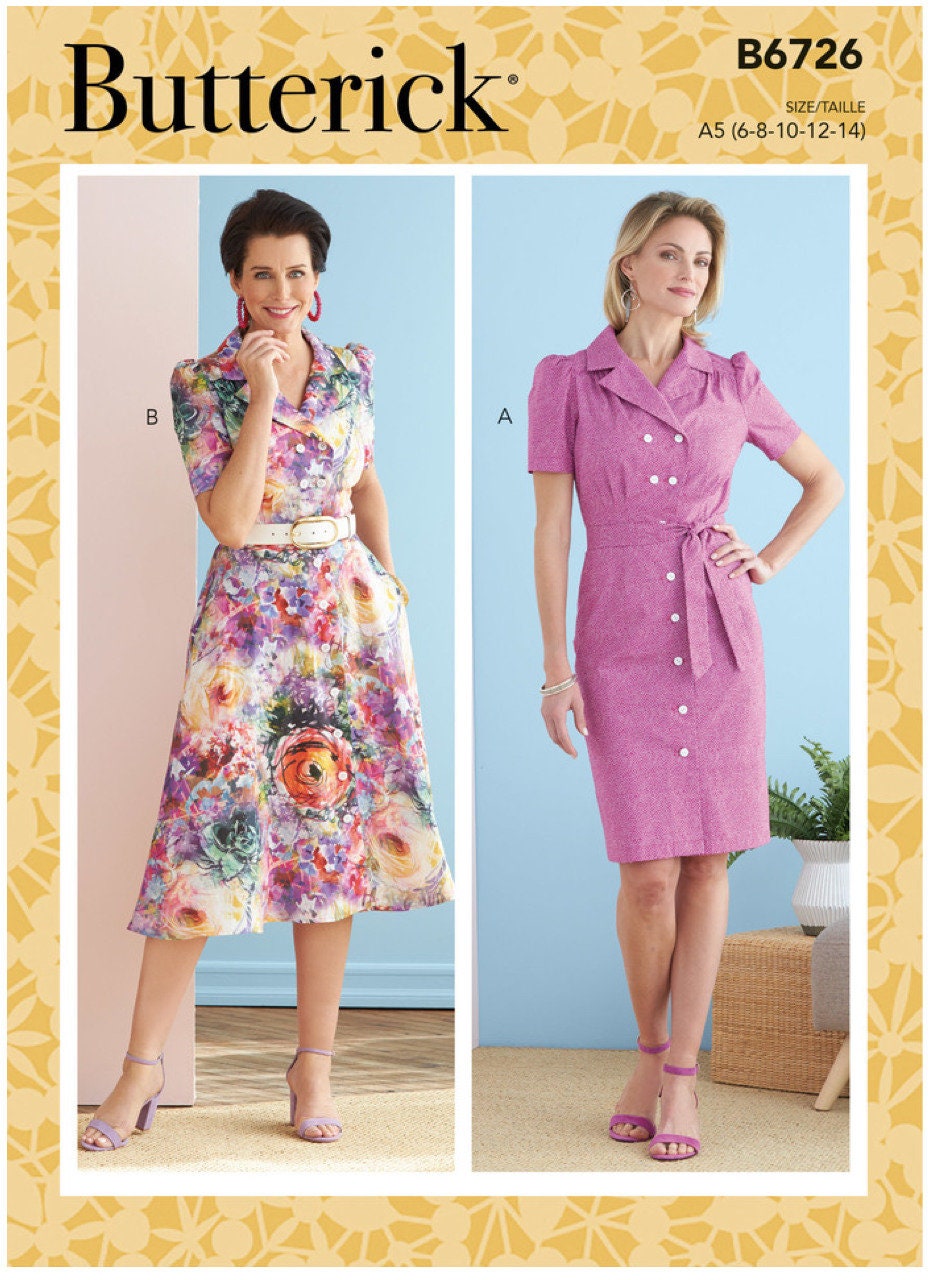 Brand new Butterick B6727 Misses dress pattern Sewing & Fiber Craft ...