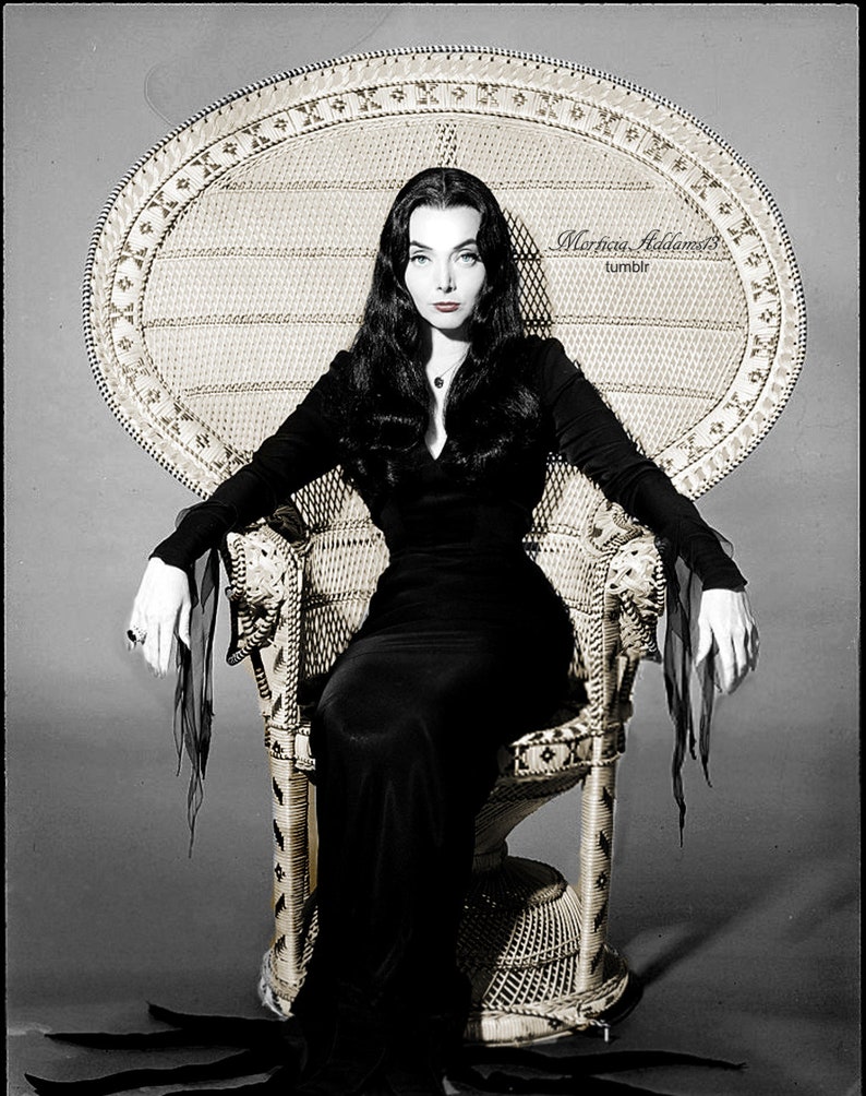 Simplicity S8973 Misses' Morticia Addams Inspired Costume - Etsy