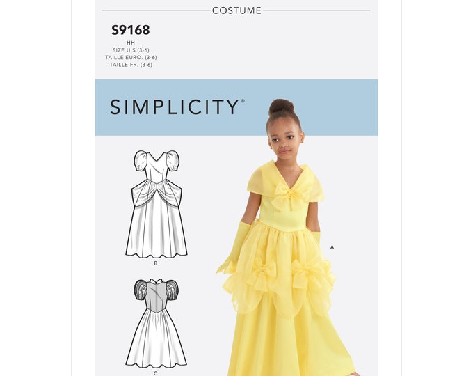 Simplicity 8487 Child's and Girl's Original Disney's Snow White Costume ...