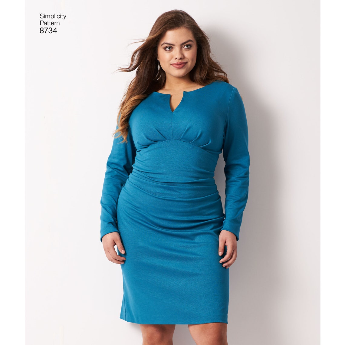 Simplicity 8734 Misses'/women's Amazing Fit Dress - Etsy