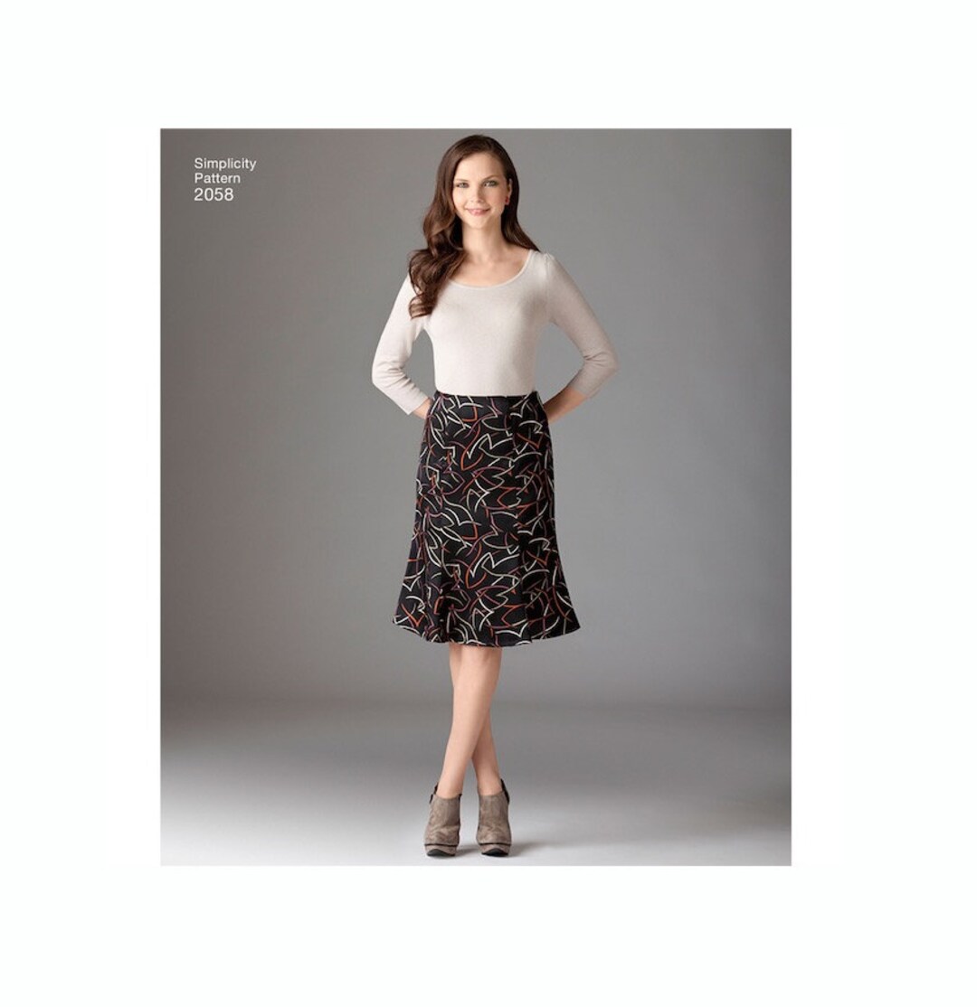 Simplicity 2058 Misses' & Plus Size Amazing Fit Skirt - Etsy