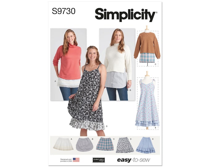 Simplicity S9730 Misses' Layering Slips by Elaine Heigl Designs - Etsy