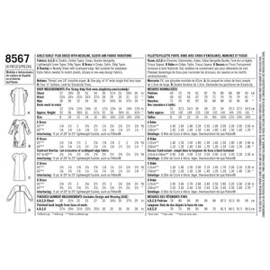 Simplicity 8567 Girls' and Girls' Plus Dress - Etsy