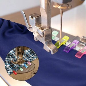 Color Plastic Sewing Edge Clip Binding Clip Axe Clip Patchwork Sewing ...
