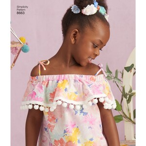 Simplicity 8663 Child's and Girls' Dresses - Etsy