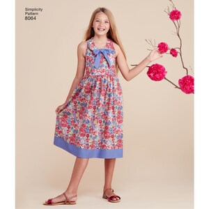 Simplicity 8064 Child's and Girls' Dresses and Bolero - Etsy