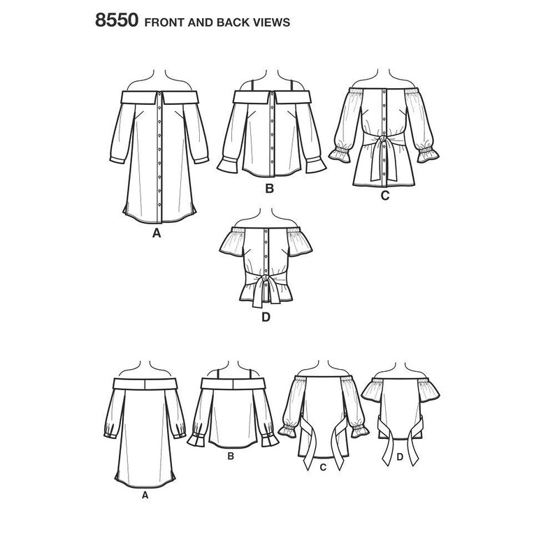 Simplicity 8550 Misses' and Women's Dress Tunic and - Etsy