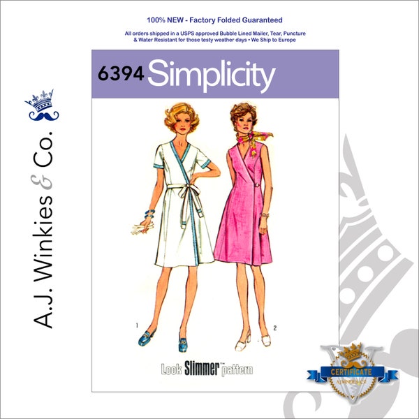 Wrap Dress Pattern - Etsy