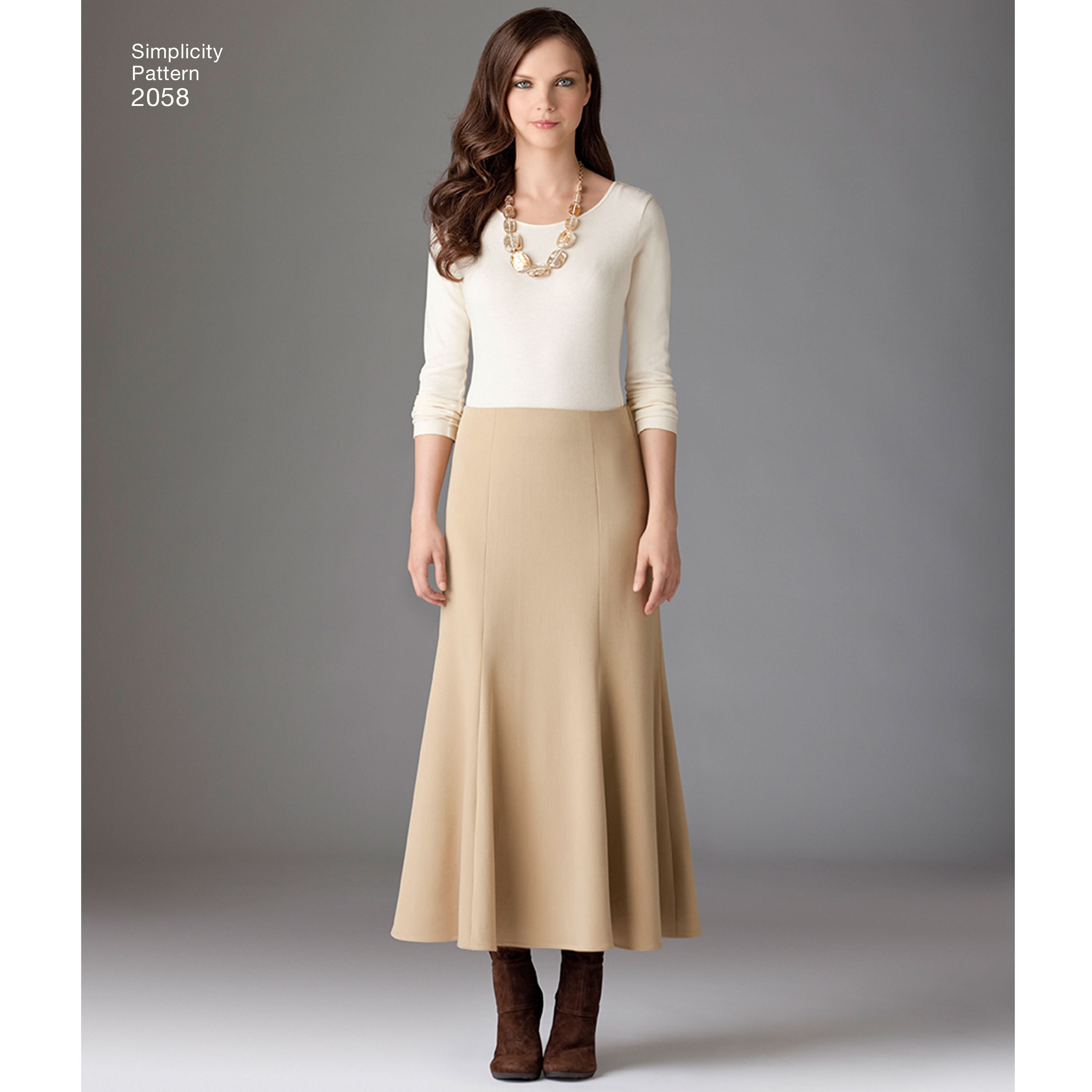 Simplicity 2058 Misses' & Plus Size Amazing Fit Skirt - Etsy