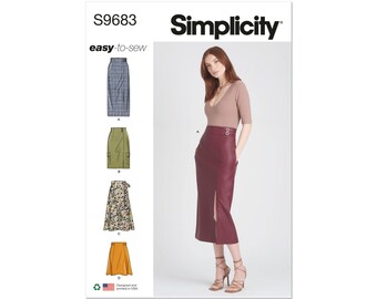 Simplicity 8555 Misses' Pleated Skirts - Etsy